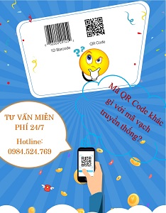 Mã QR Code khác gì với mã vạch truyền thống?